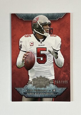 2012 Topps Triple Threads Josh Freeman Red Base Tampa Bay Bucs #8 /989 ...
