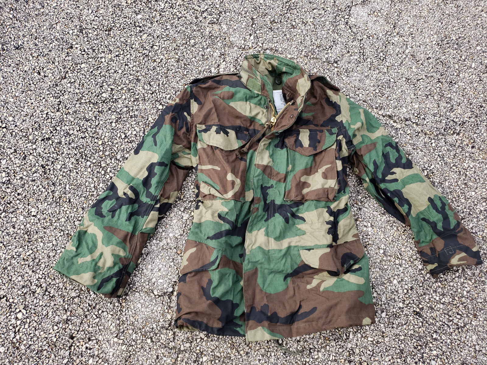 🇺🇸NEW 1983 NAVY ARMY USAF USMC M65 Woodland Field Coat Winter Jacket X ...