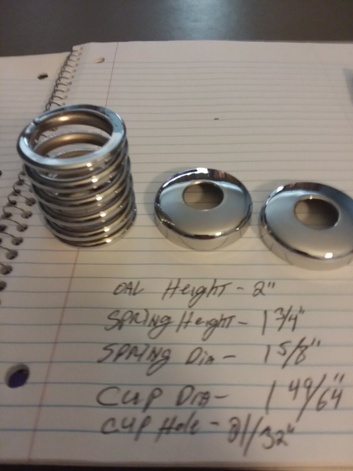 Cat minibike Front Suspension Spring , Cups 400X replaces vintage ...