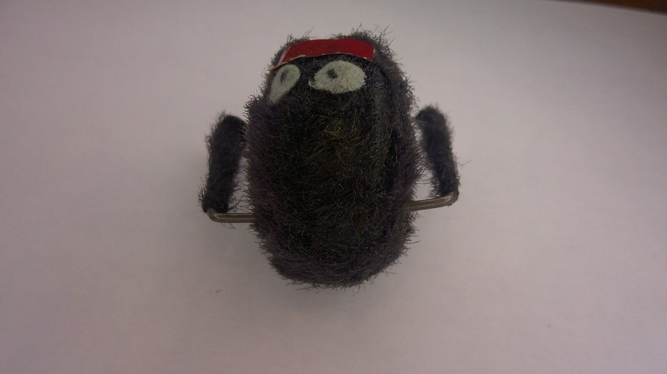 vintage Wobbly Woozer spider mechanical wind up toy in original box ...