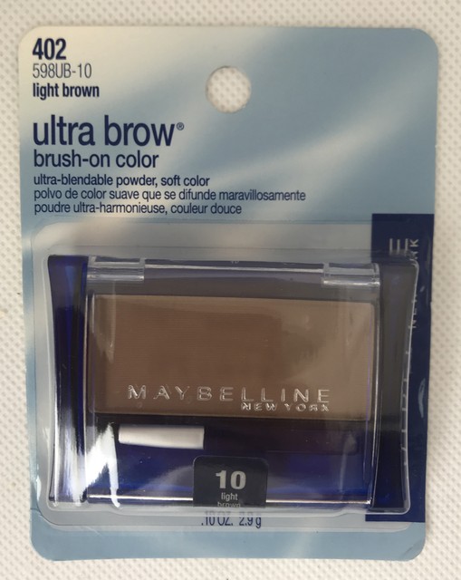 Maybelline Ultra Brow Powder Makeup 10 Light Brown for sale online | eBay