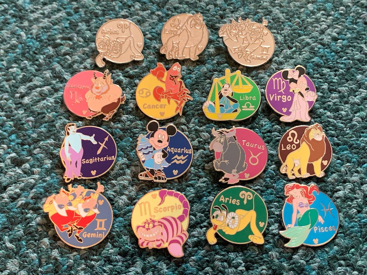 Disney zodiac pin set 60 photos - Youhoroscope.com