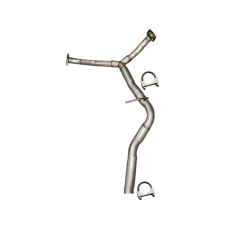 Middle Resonator + Crossover Pipe Fits 10-15 Subaru Outback 3.6L Exact ...