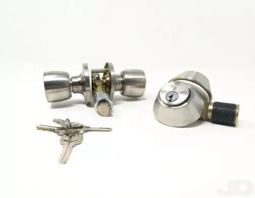 Combination Set Entry Door Lock Deadbolt w/4 Keys ISO 9002 Model KA4 ...