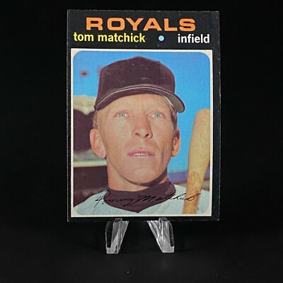 TOM MATCHICK 1971 TOPPS BASEBALL SET BREAK #321 ROYALS EX+ - Iconic Set ...