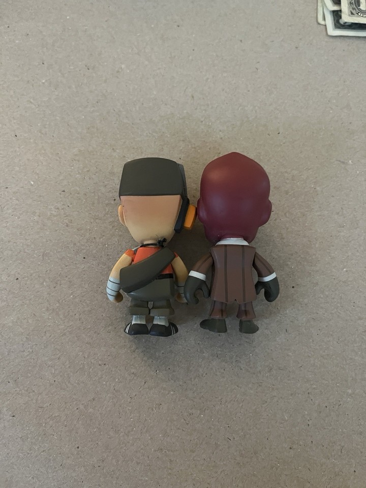TF2 Valve 2014 Portable Mercs, RED Scout And Spy Figures | eBay
