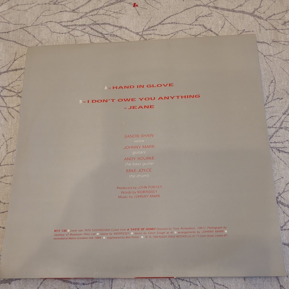 Sandie Shaw Hand In Glove Vinyl Single 12inch Rough Trade | eBay