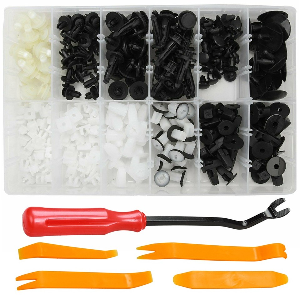 1/2set 317Pcs Fender Hood Door Bumper Clips Trim Body Retainer Kits For ...