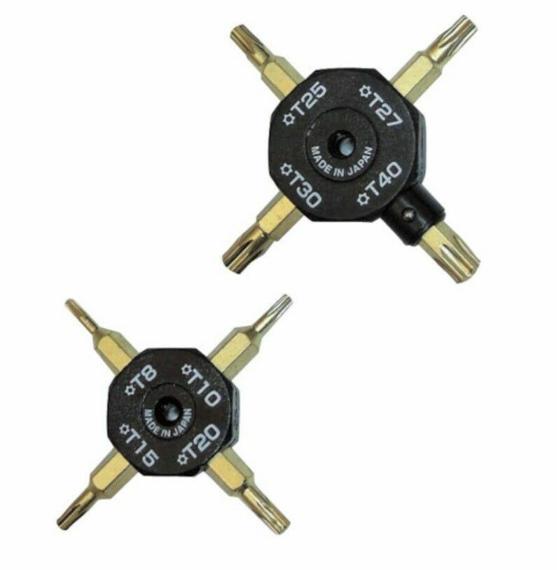 BROWN CROSS TYPE HEX LOBE (TORX) WRENCH SET T8～T40 D-642 | eBay