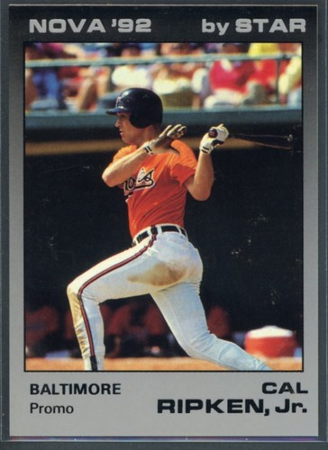 Cal Ripken Jr 1992 Star Nova Promo /100 Produced Rare | eBay
