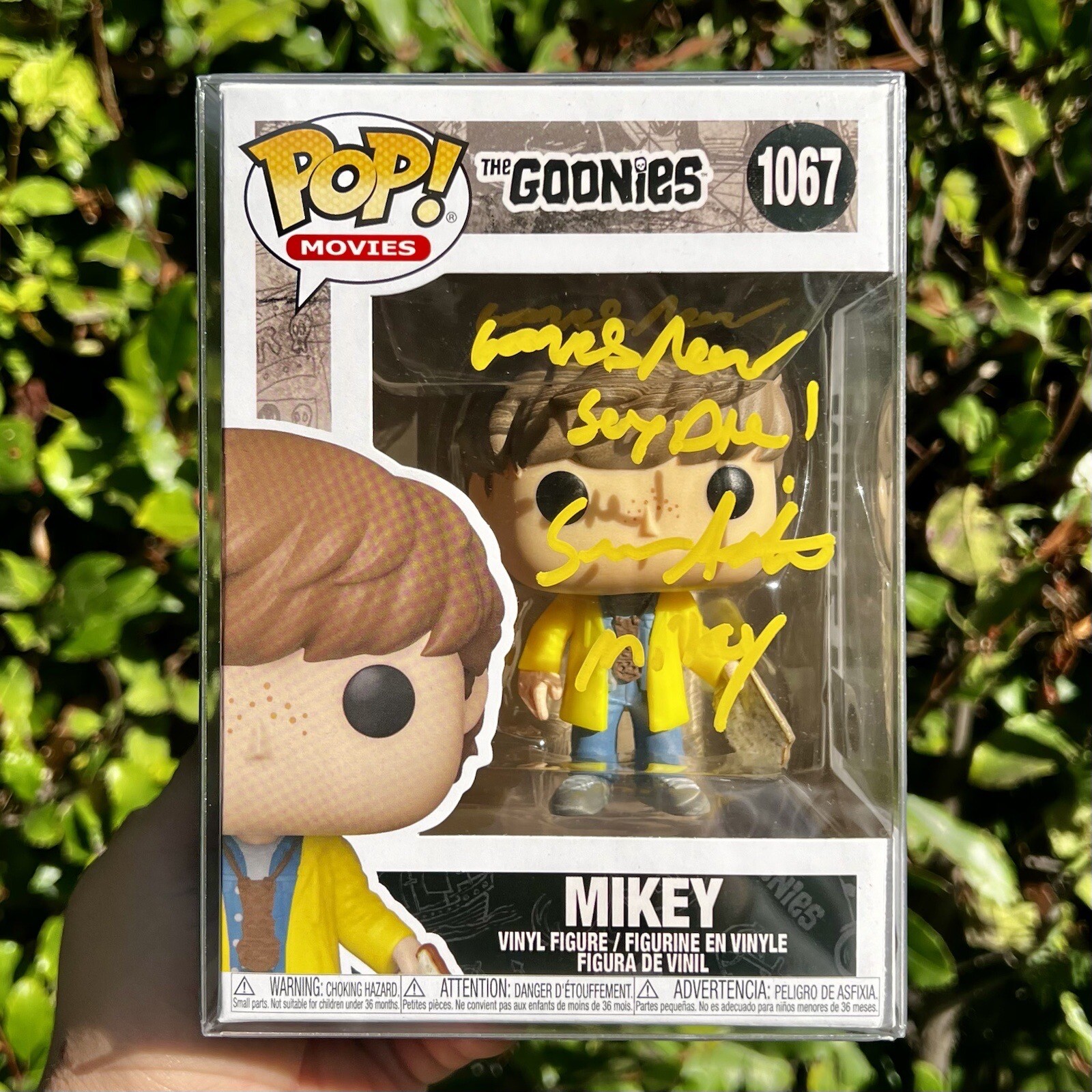 New Goonies Funko POP Mikey Signed By Sean Astin