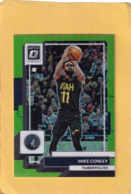 2022-23 Donruss Optic Lime Green #40 Mike Conley Timberwolves NM-MT+ 35 ...