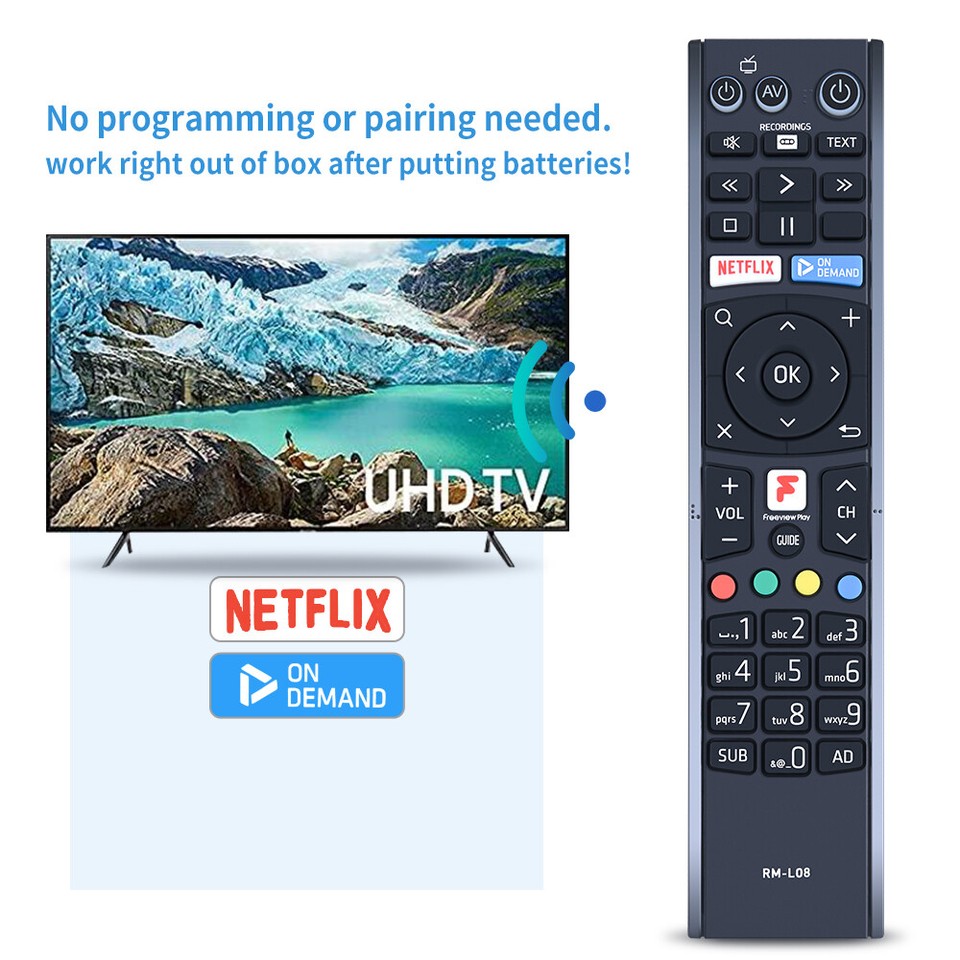 New RM-L08 Replace Remote Control For Humax TV Recorder FVP-4000T FVP ...