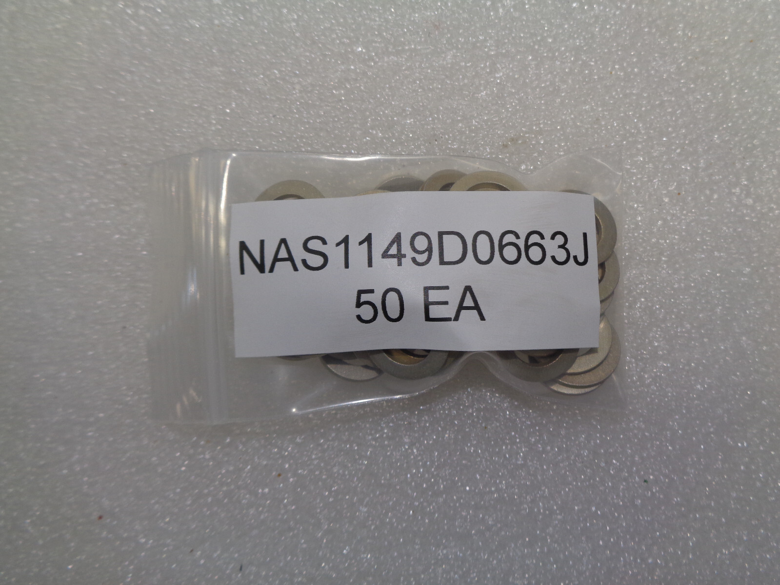 AIRCRAFT FLAT ALUMINUM WASHERS NAS1149D0663J SA AN960JD616 SET OF 50 ...