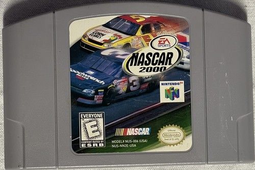 NASCAR 2000 - (Nintendo 64 N64) - Authentic Cartridge - Tested And ...
