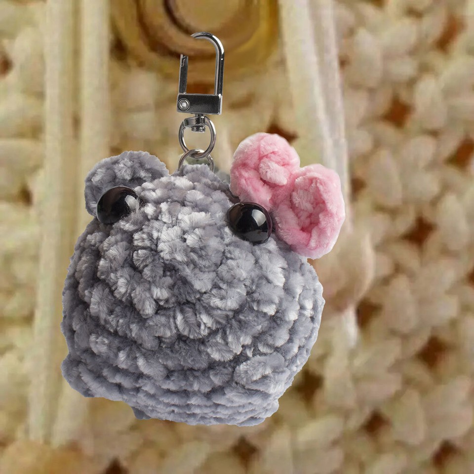 Sad Hamster Keychain with Sound,Sad Hamster Meme Plush Toy,Hamsti ...