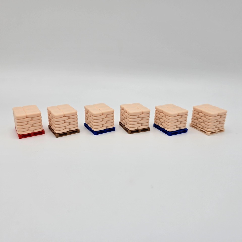 1/50 Scale Pallets Of Cement/Sacks "Various Colours" | eBay