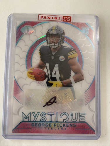 George Pickens Steelers /50 Autograph Signed Rookie Card Panini ...