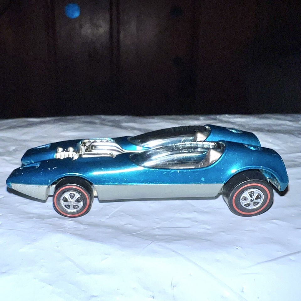 Hot Wheels Redline Splittin Image Spectraflame Blue 1968 USA EXCELLENT ...