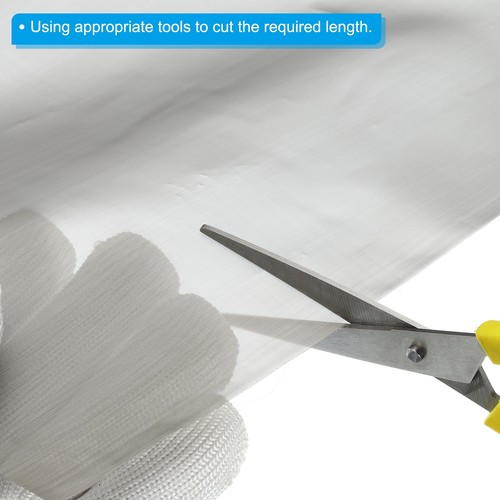 40"Lx10"W Woven Wire Mesh, 300Mesh 316L Stainless Steel Air Vent Filter ...