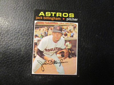 1971 TOPPS#162 JACK BILLINGHAM ASTROS EXMT | eBay