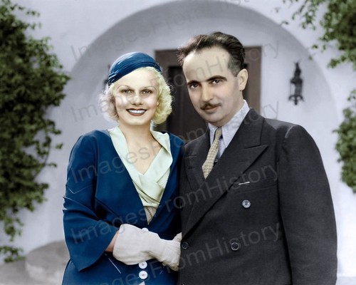 8x10 Print Jean Harlow Paul Bern Colorized #JH766 | eBay