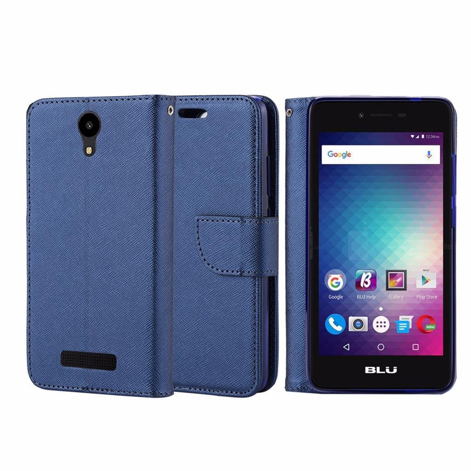 For BLU Studio G2 G 2 S010Q Leather Wallet Flip Card Slot Case Cover ...