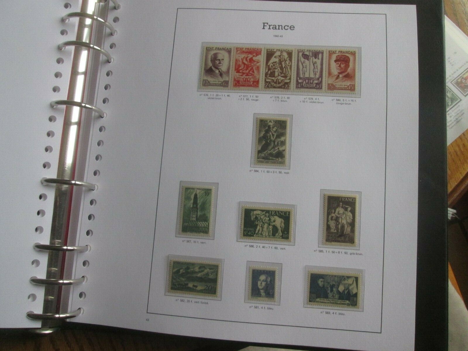TIMBRES FRANCE ALBUM COLLECTION NEUF | eBay