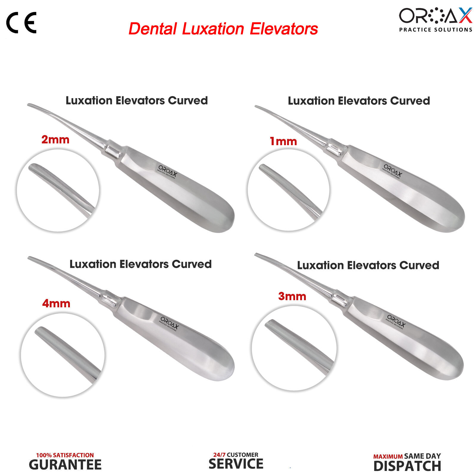 Dental Coupland Luxating Elevator Tooth Extractor, Loosening Elevators ...