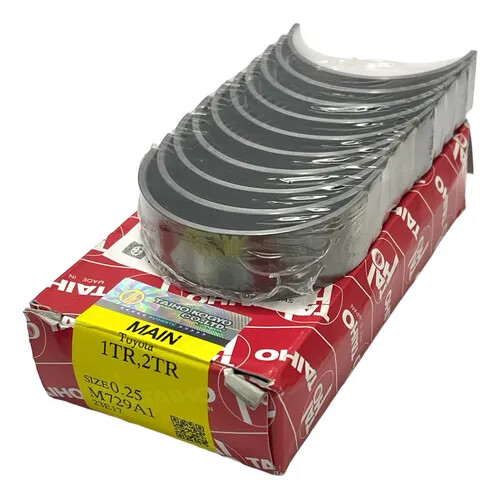 TAIHO MAIN BEARING SET 0.25MM FOR TOYOTA 1TR-FE 2TR-FE DOHC HILUX HIACE ...