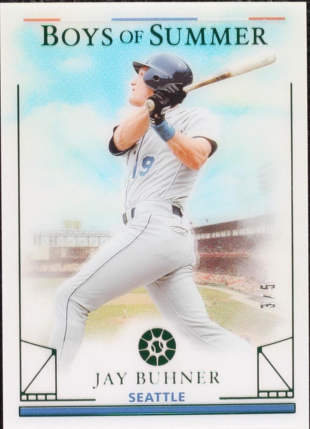 2024 Panini Boys of Summer - Jay Buhner #19 Emerald /5 for sale online ...