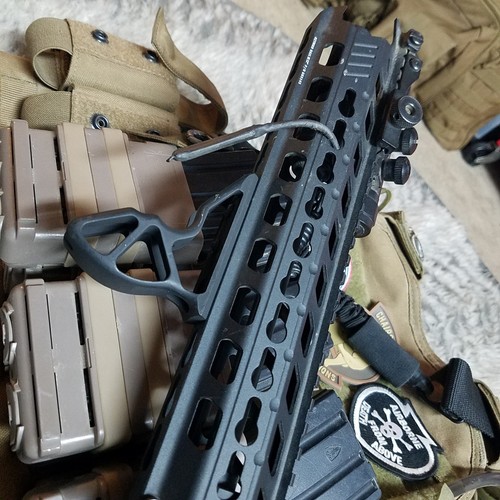 Trinity Force Keymod Siege Grip Lightweight Hand Stop Aluminum Black ...