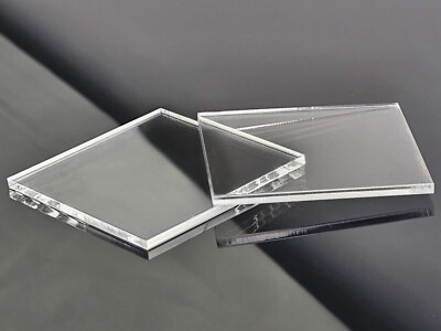 Clear Acrylic Perspex Sheet Custom 3mm 5mm Cut To size Polished Edges ...