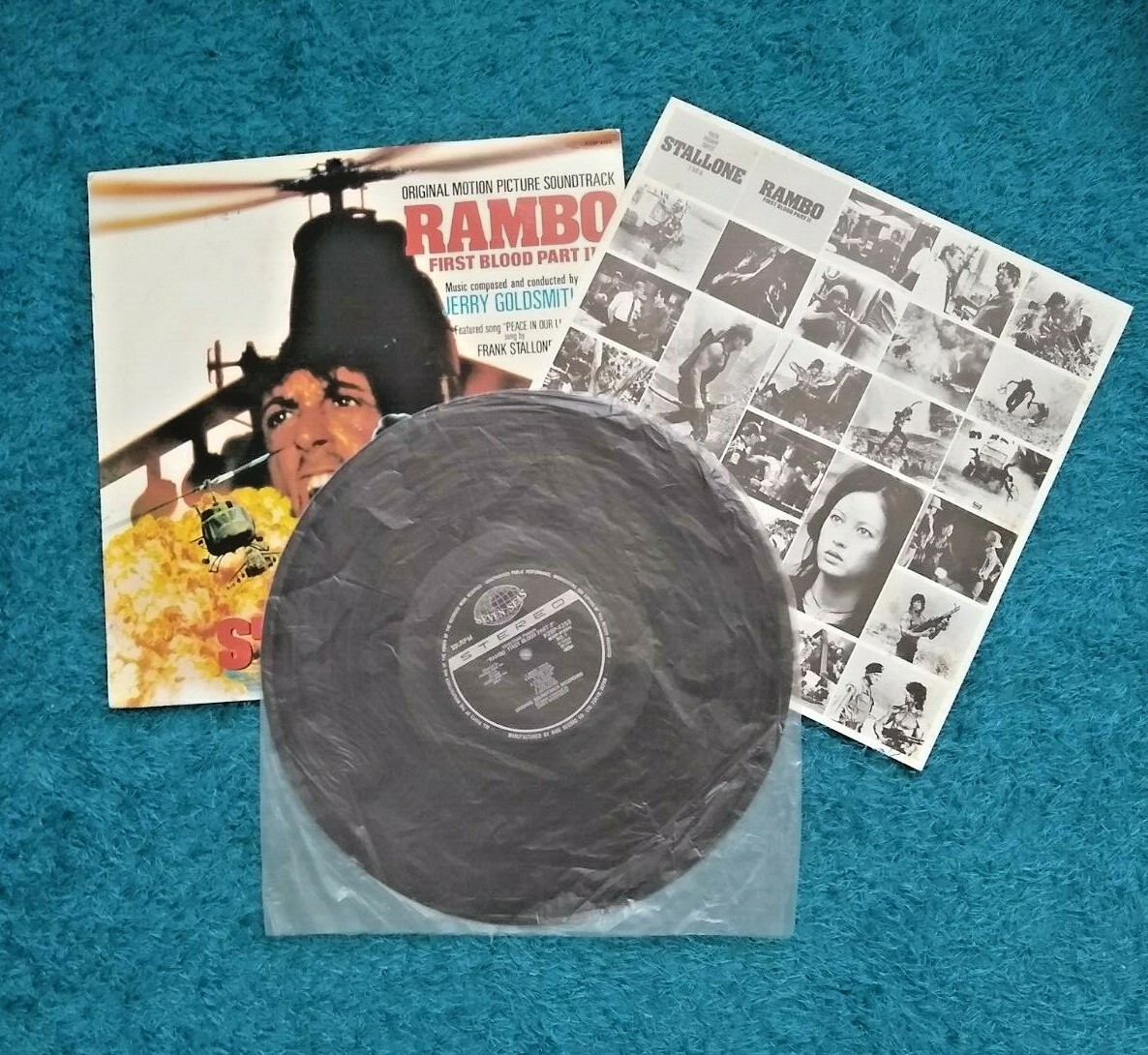RAMBO : First Blood Part II Vinyl Original Soundtrack Jerry Goldsmith ...