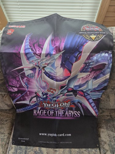 Yugioh Rage of the Abyss Sneak Peek Display Banner 24x36 New OTS | eBay
