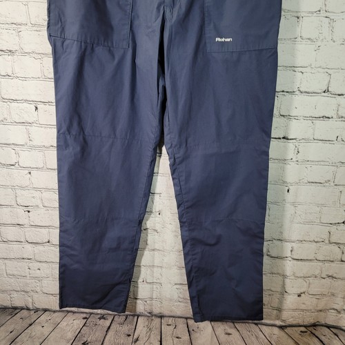 Rohan Mens Pants Size 32 Blue Zipper Pockets Hiking | eBay
