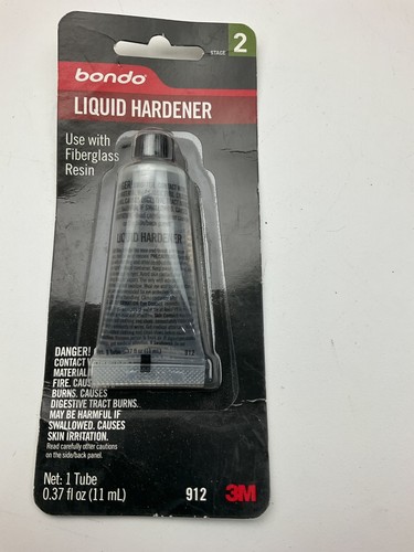 3M 912 LIQUID HARDENER For FIBERGLASS RESIN-Body Repair System STAGE-2 ...