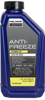 50/50 Premix Extended Life Antifreeze, Snowmobiles Atv/Utv ORV Aluminum ...