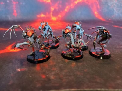 Flayed Ones X5 Necrons Warhammer 40k Well painted with magnetized base ...