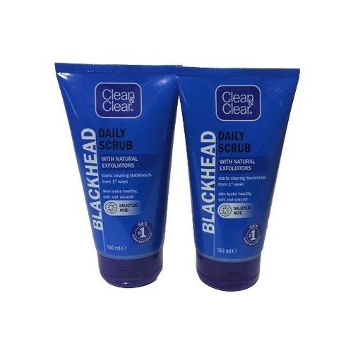 Lot 2 Clean & Clear Blackhead Daily Scrub Natural Exfoliators BB 5/26 ...