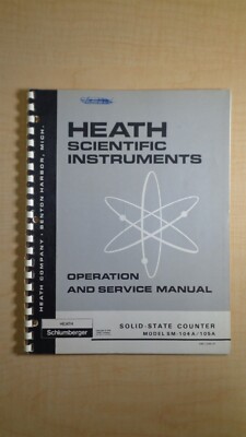 Heath Solid State Counter SM-104A/105A Operation and Service Manual 7E ...