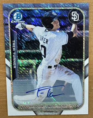 2015 Trea Turner MINI Bowman Chrome RC/Prospect AUTO! BEAUTIFUL!! | eBay