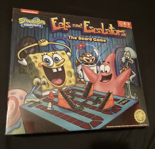 SpongeBob SquarePants Eels And Escalators The Board Game - RARE - New ...