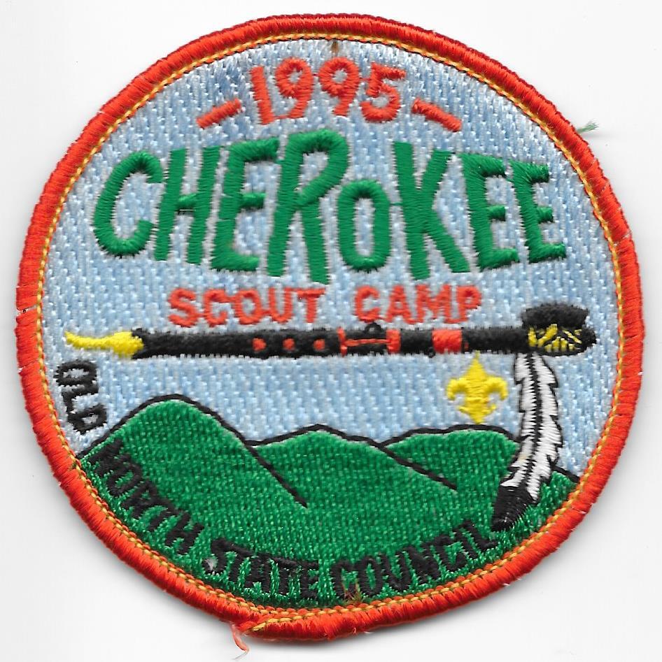 1995 Camp Cherokee Old North State Council Boy Scouts of America BSA | eBay