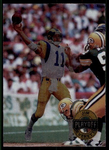 1994 Playoff Jim Everett Los Angeles Rams #17 | eBay