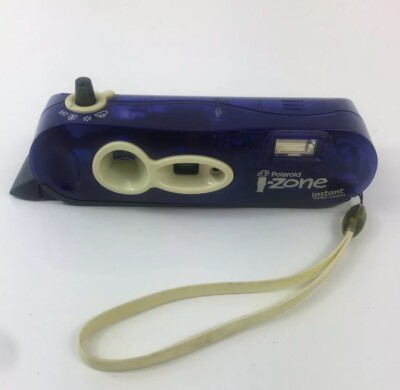 Vintage Polaroid Blue I-Zone Pocket Point & Shoot Instant Film Camera ...