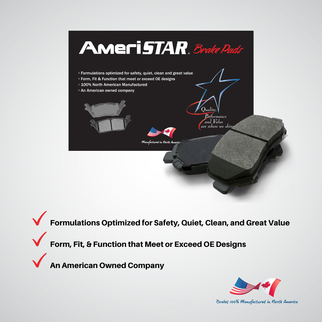 Disc Brake Pad Set-AmeriStar Ceramic AMERIBRAKES fits 2014 Chevrolet ...