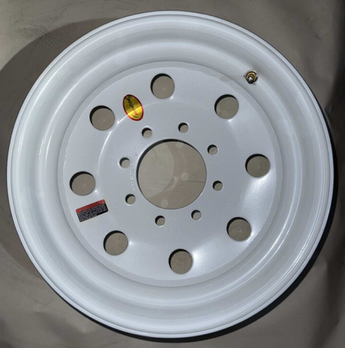 17.5x6.75 Trailer Wheel 8x6.5 Bolt Pattern White Modular Trailer Rim ...