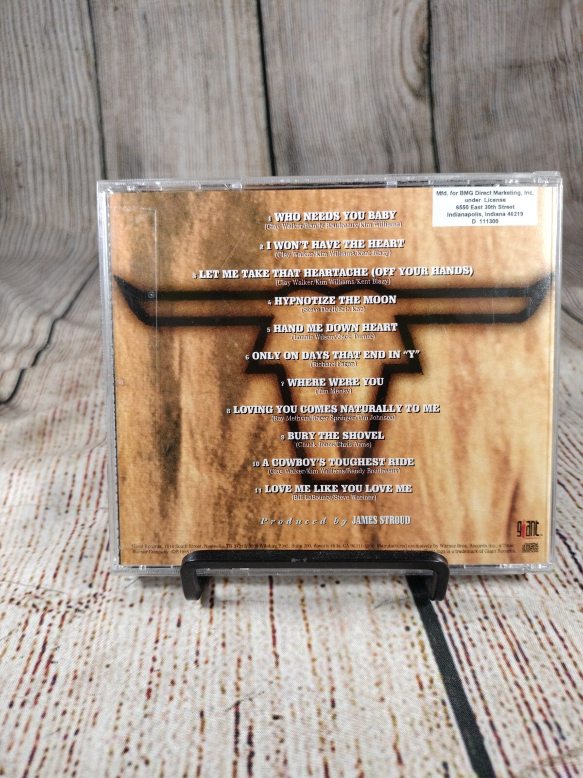 Hypnotize the Moon by Clay Walker (CD, 1995) 75992464024 | eBay