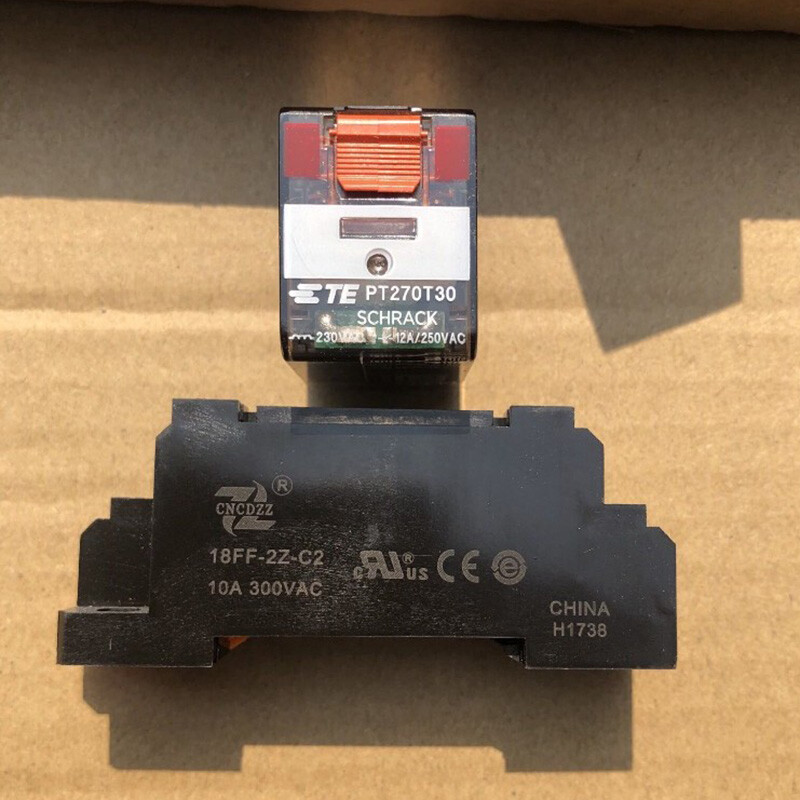 5Pcs TYCO PT270T30 230VAC Power Relay with 18FF-2Z-C2 SOCKET | eBay